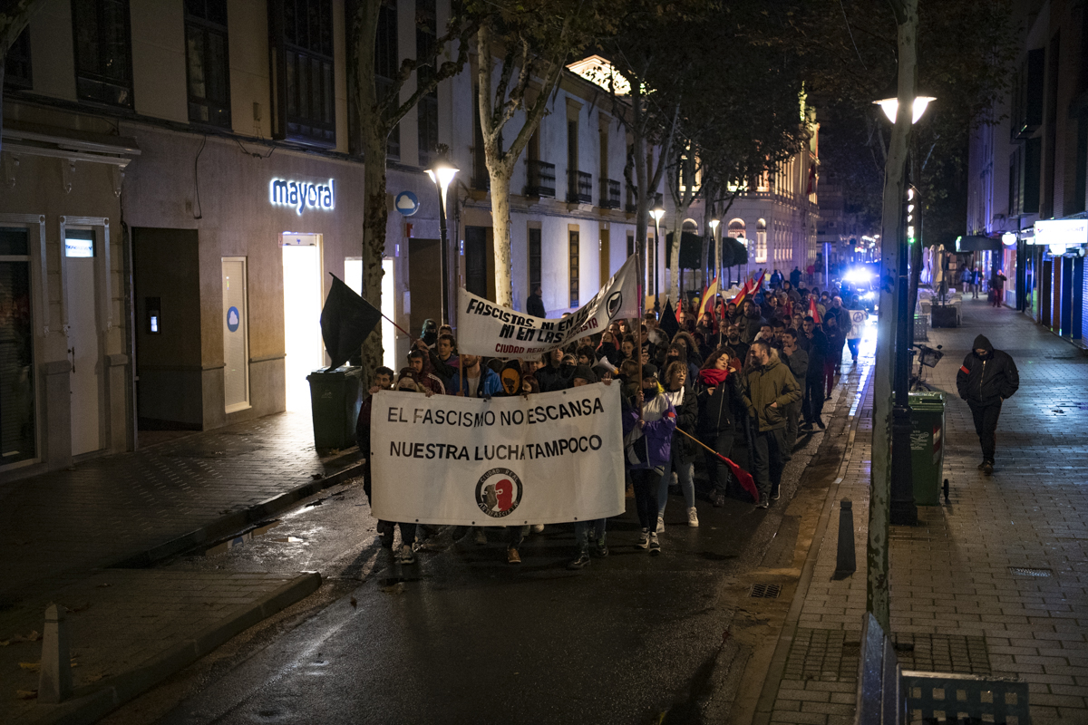 Una Manifestación Antifascista Recorre Las Calles De Ciudad Real El 20