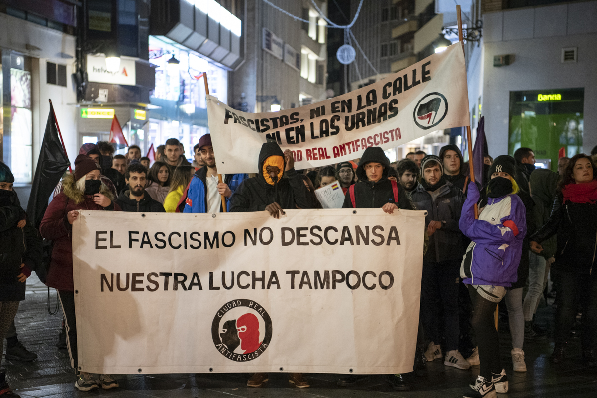 Una Manifestación Antifascista Recorre Las Calles De Ciudad Real El 20
