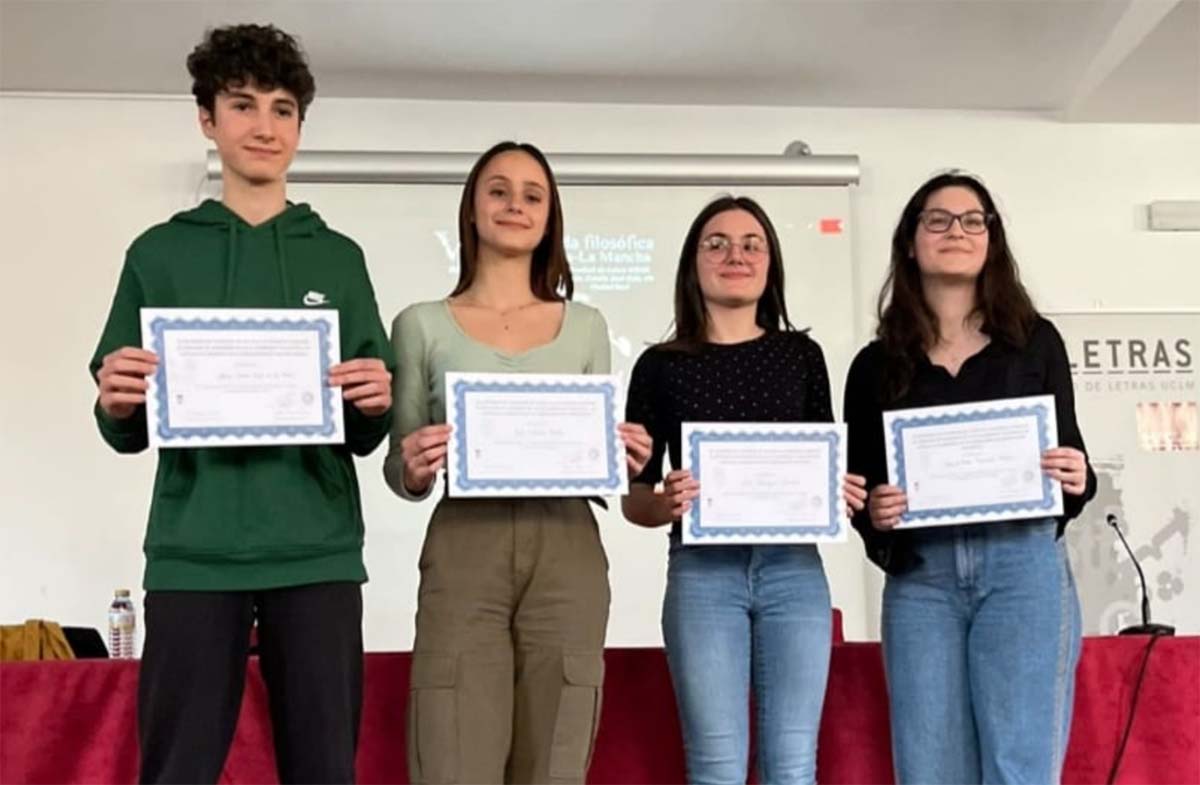 Álvaro Cortés López de los Mozos, alumno del IES «Campo de Calatrava» de Miguelturra ...