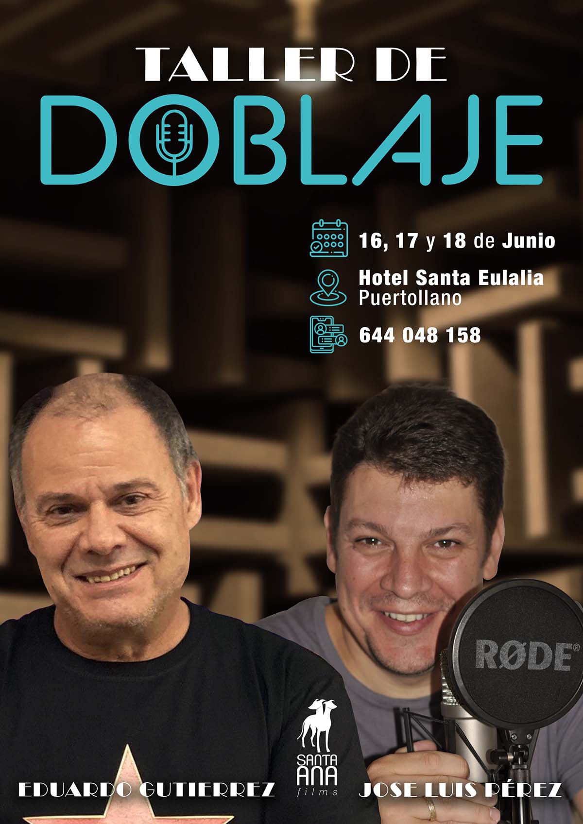 Santa Ana Films organiza un taller de doblaje en Puertollano ...