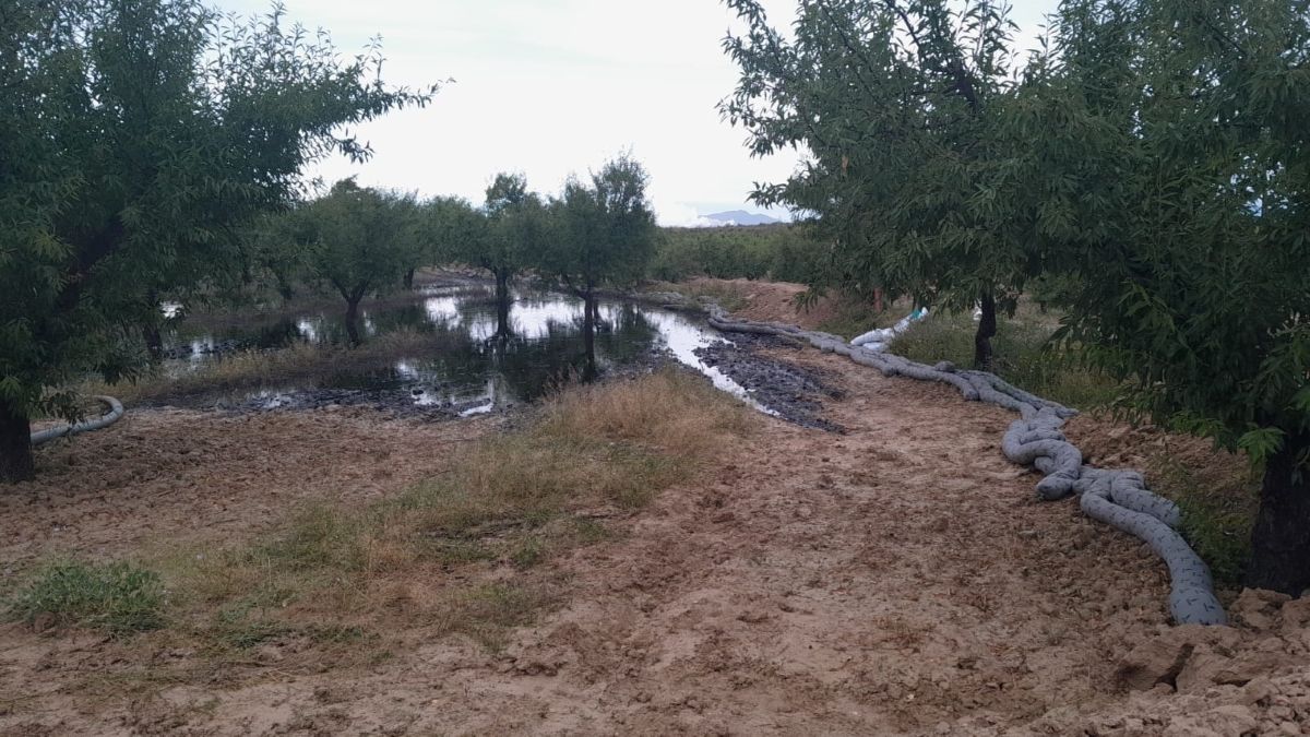 Repsol y servicios medioambientales trabajan para descontaminar el área afectada por la fuga del ...